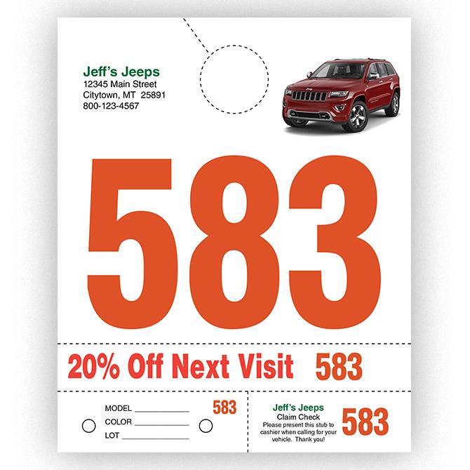 Custom Heavy Brite™ 4 Part Service Dispatch Numbers – Georgia ...