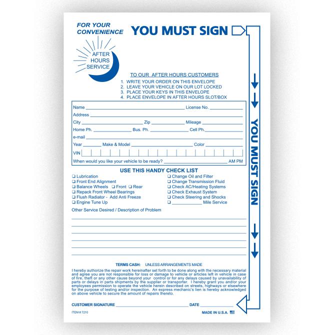 Night Drop Envelopes (500 Per Box) – Georgia Independent Automobile ...