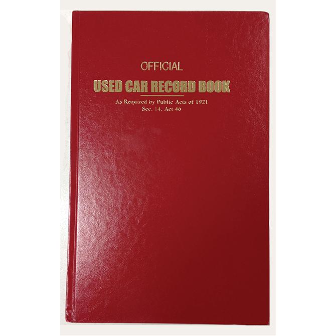 Used Car Record Book (Police Book) – Georgia Independent Automobile ...