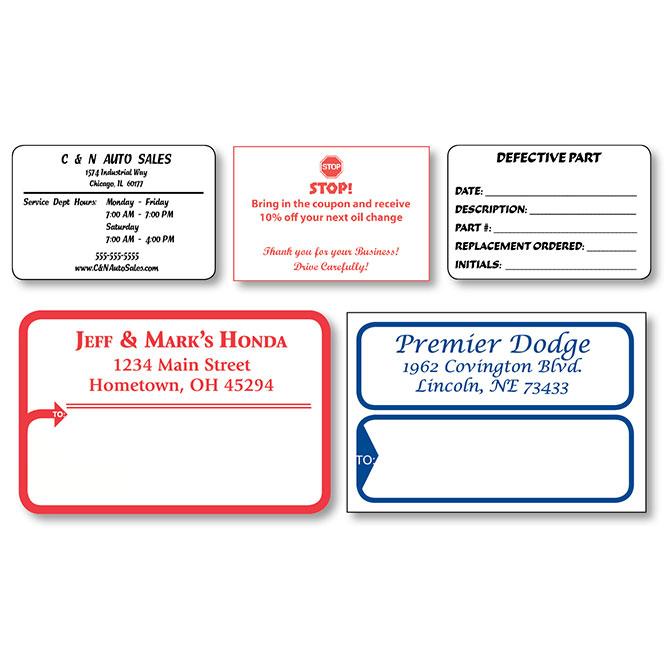 Custom Labels/Shipping Labels – Georgia Independent Automobile Dealers ...